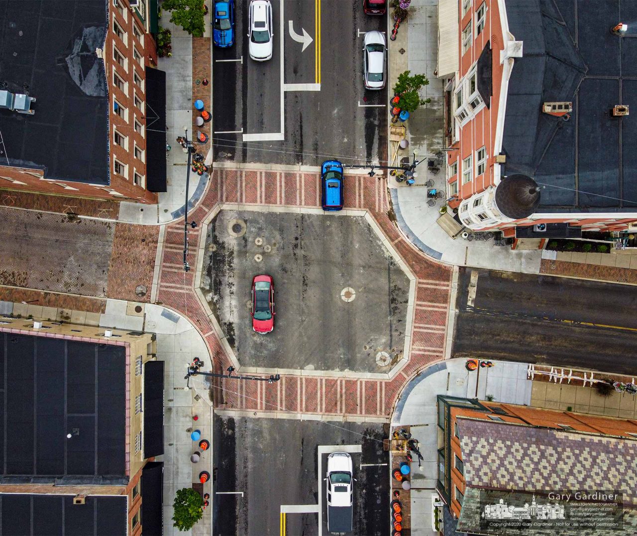 State And Main Crosswalks Complete - My Final Photo